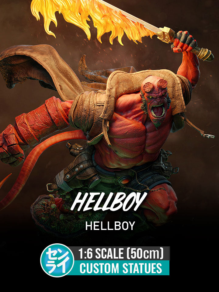 Hellboy - Hellboy | Custom Statue 3D printed figure – Senrai Works
